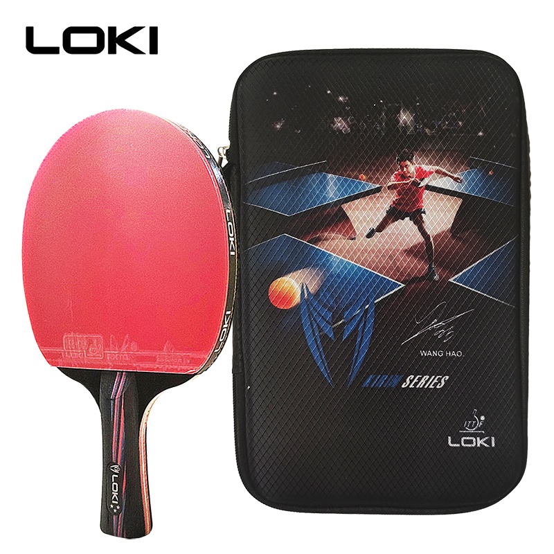LOKI X3 Training Table Tennis Rackets High Elasticity Sponge Rubber ...
