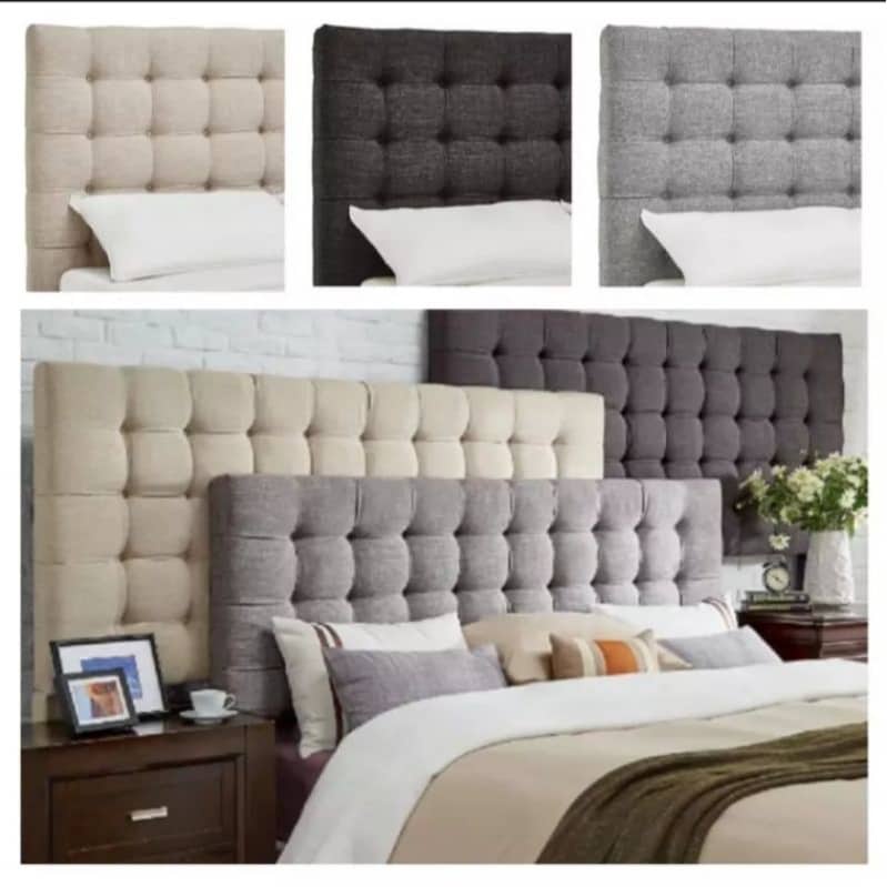 TANYA FABRIC:72" KING BED SIZE SQUARE TUFTED HEAD BOARD | Shopee ...