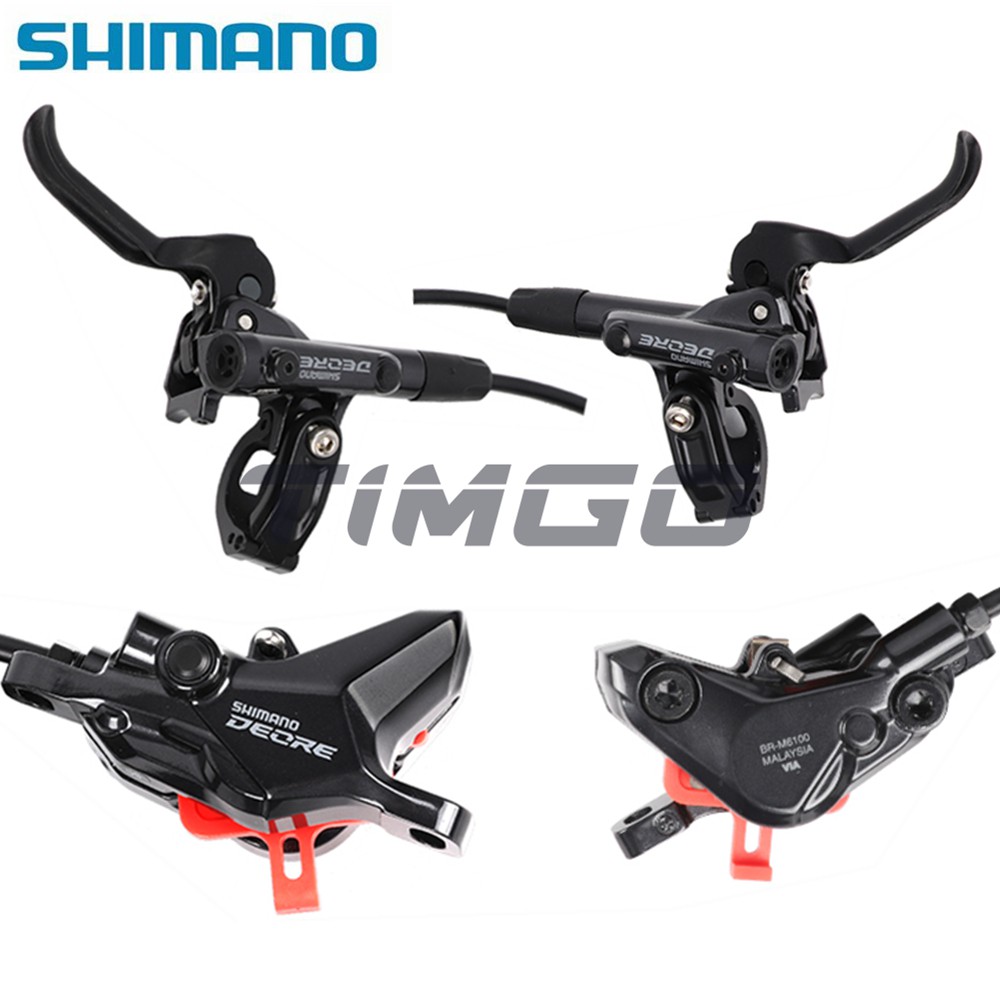 Shimano Deore BL-M6100 BR-M6100 2-Piston MTB Bike Hydraulic Disc I-SPEC ...