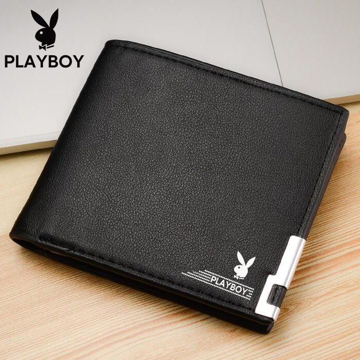 Cage playboy Men Wallets Leather Solid Luxury Wallet Men Pu Leather ...