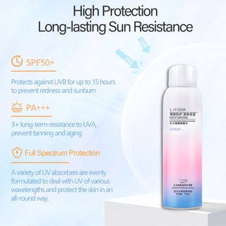 LIFUSHA Whitening Sunscreen Spray Pomegranate Isolation Protection ...