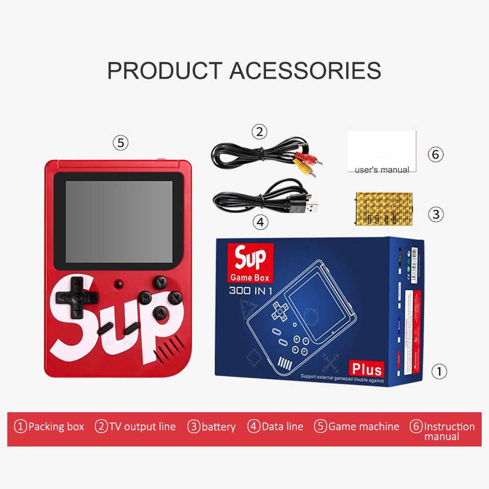 SUP Game Box 400 In 1 Retro Handheld With gamepad Console Emulator ...