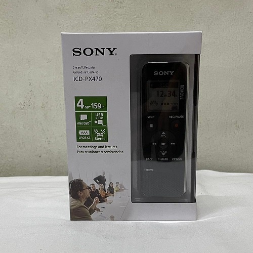 SONY ICD-PX470 STEREO IC RECORDER (Black) | Shopee Philippines
