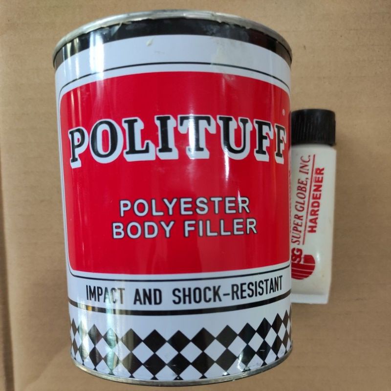 polituff impact and shock resistance 1liter with hardener | Shopee ...