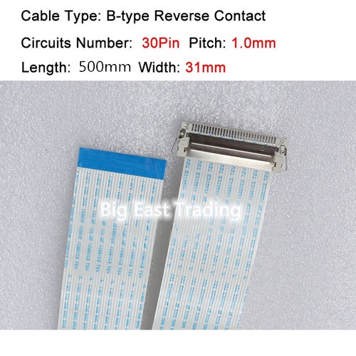 1pc 30Pin Flexible Flat Cable FFC Cable with Connector Pitch 1.0mm ...