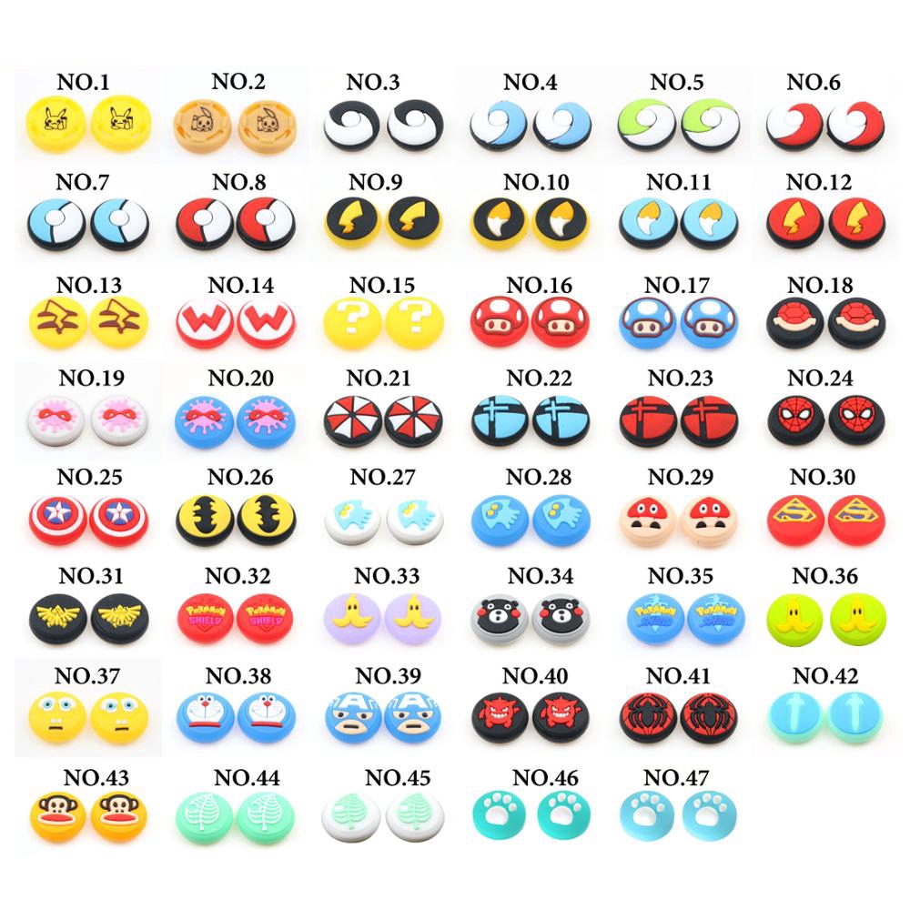 4pcs Joystick Silicone Non-slip Cap for Nintendo Switch/Lite Animal ...