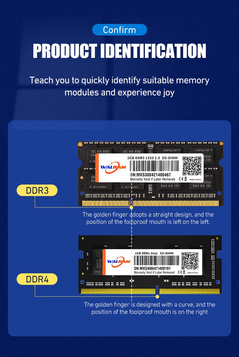 Walram RAM DIMM/SODIMM 4GB/8GB DDR3/DDR3L 1600/1333 MHz 240pin 1.5V /1 ...