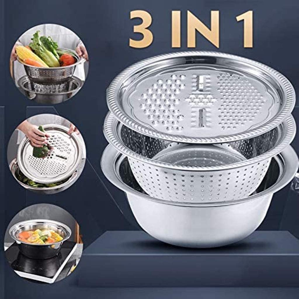 JM# MAKAPAL Multifunctional Stainless Steel Basin,3 in 1 Stainless ...