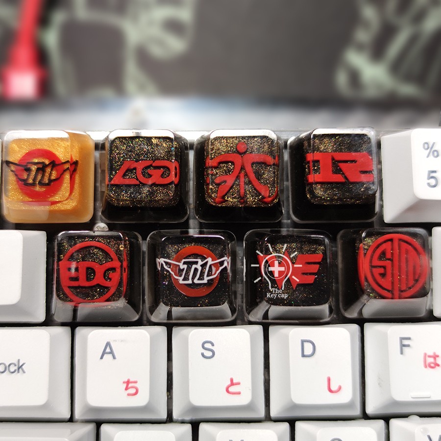 Customized Mechanical Keyboard LOL Team Support Keycap IG RNG Unique ...
