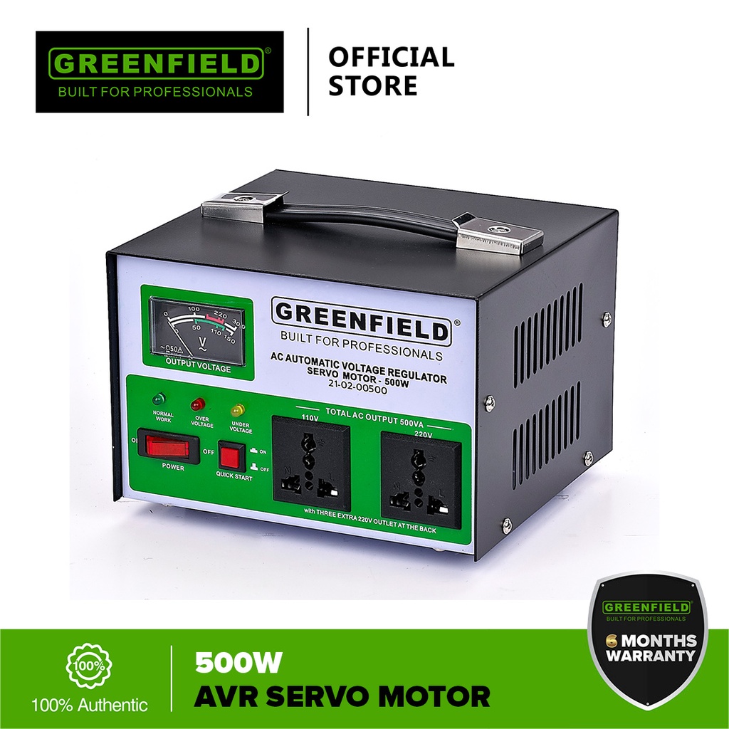 Greenfield AVR Servo Motor 500W | Shopee Philippines