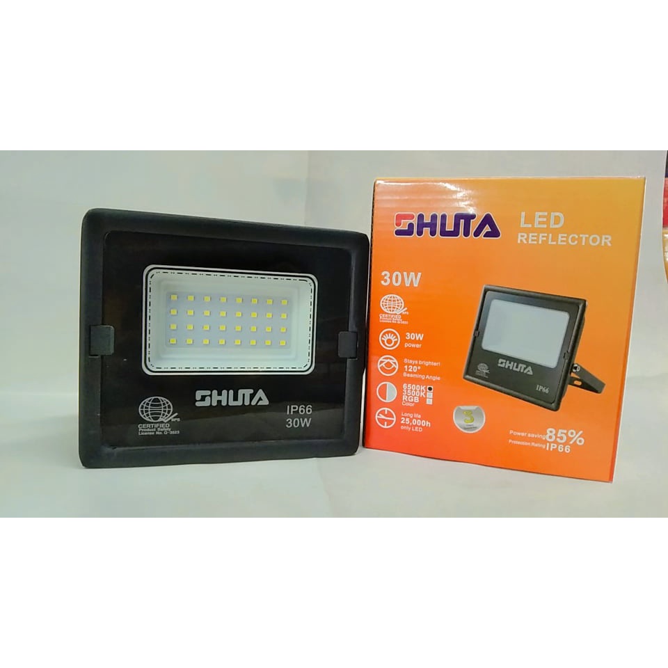 SHUTA LED FLOOD LIGHT Die-casting aluminium crust 6500K | Shopee ...