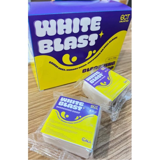 White Blast Bleaching Soap SCT Unlimited 1 box | Shopee Philippines