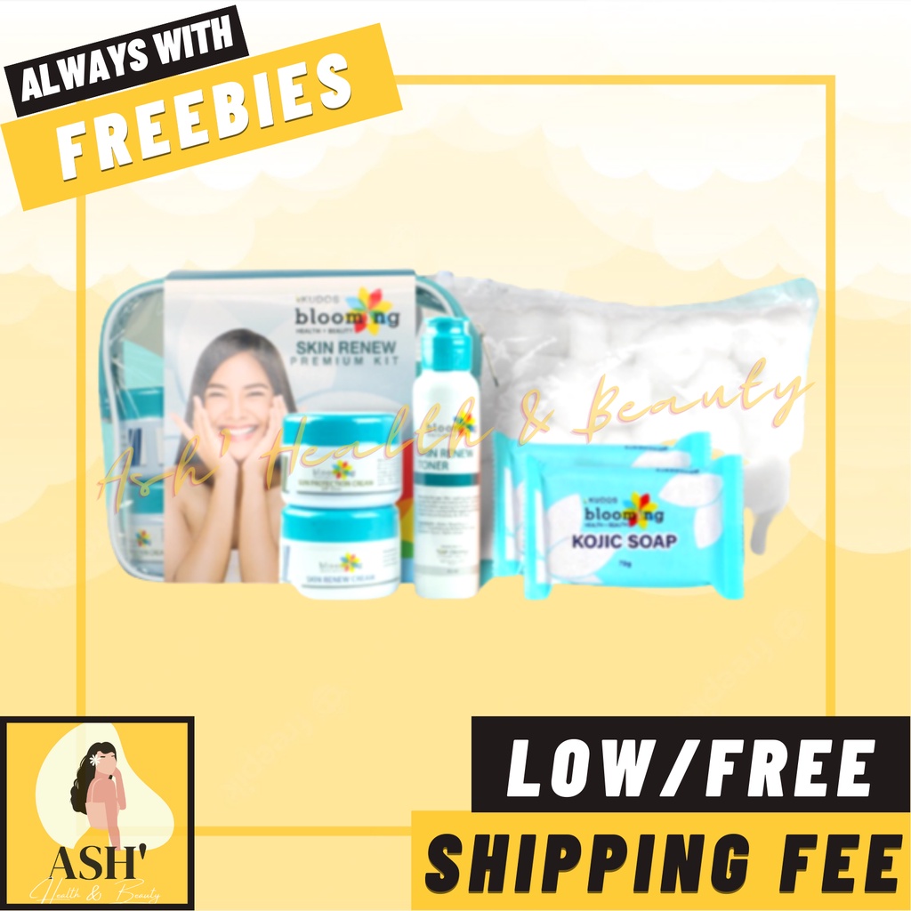 Kudos | Blooming Skin Renew Premium Kit with 50 PCS Cotton Balls (New ...