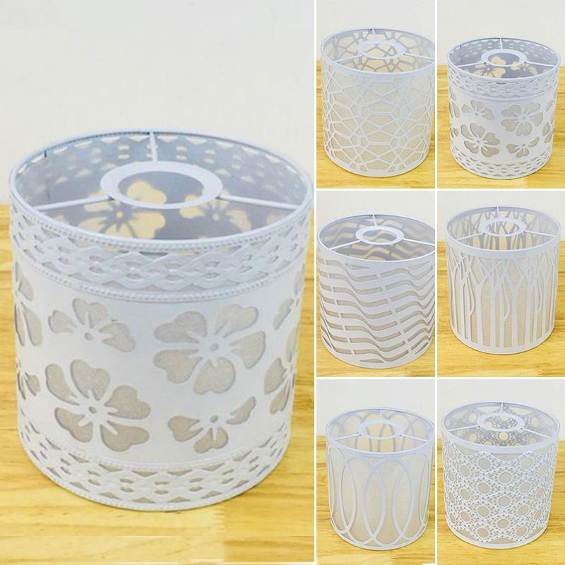 Metal Lampshade 14*14cm 5.5*5.5inch Floral Table Pendant | Shopee ...