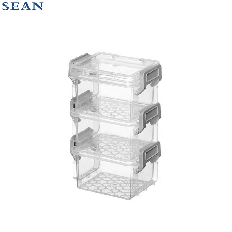 3pcs Cute Mini Storage Box Multi-layer Overlay Office Debris Box ...