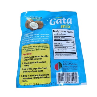 Lasap Instant Gata Mix 40g | Shopee Philippines