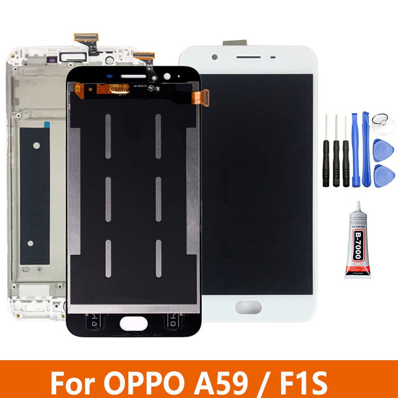 For OPPO F1s A59 A1601 5.5" LCD Display Touch Screen Digitizer Assembly ...