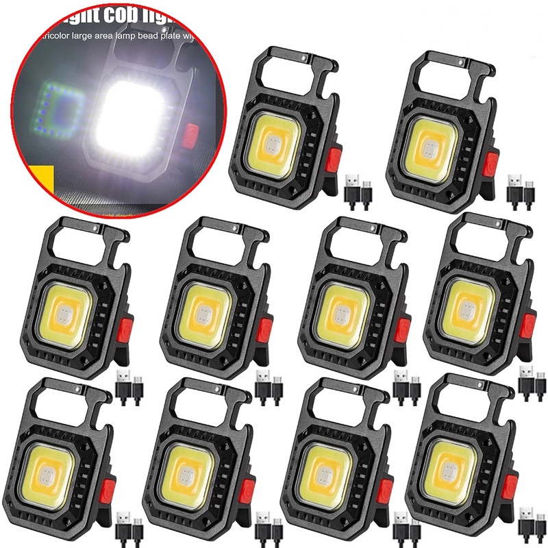 Multifunctional Mini COB LED Flashlight/ Portable Pocket Type C ...