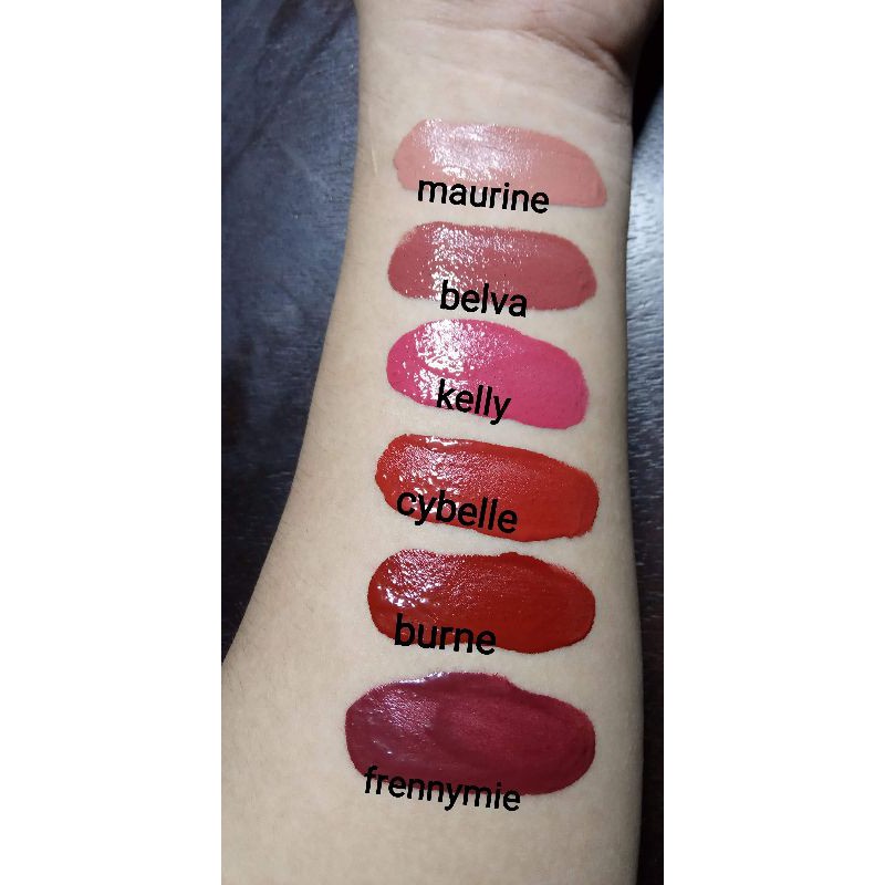 Powdery matte lip tint no oil content | Shopee Philippines