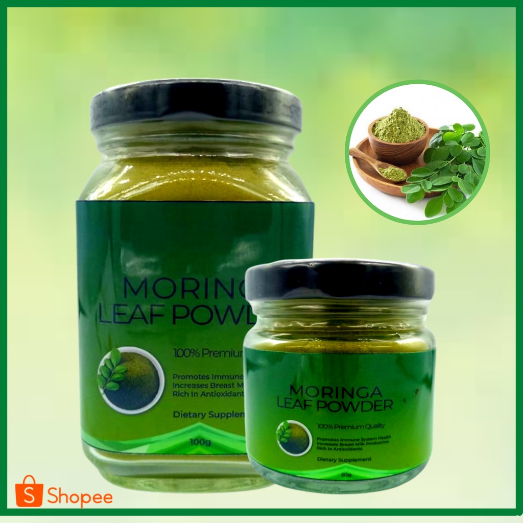 Moringa Leaf Powder 100% Pure Malunggay Powder Superfood Herbal Food ...