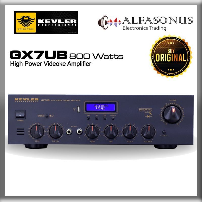 Kevler Professional GX7UB / GX 7UB / GX-7UB / GX7 UB / GX7-UB -800W x 2 High Power Videoke ...