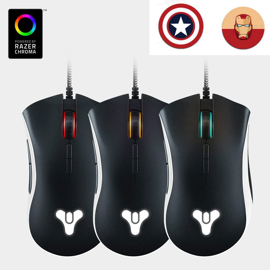 Razer DeathAdder Elite Destiny 2 Edition souris USB Optique 16000 DPI ...