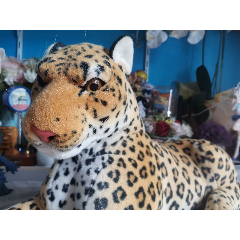 Realistic Leopard Stuffed Toy | Shopee Philippines