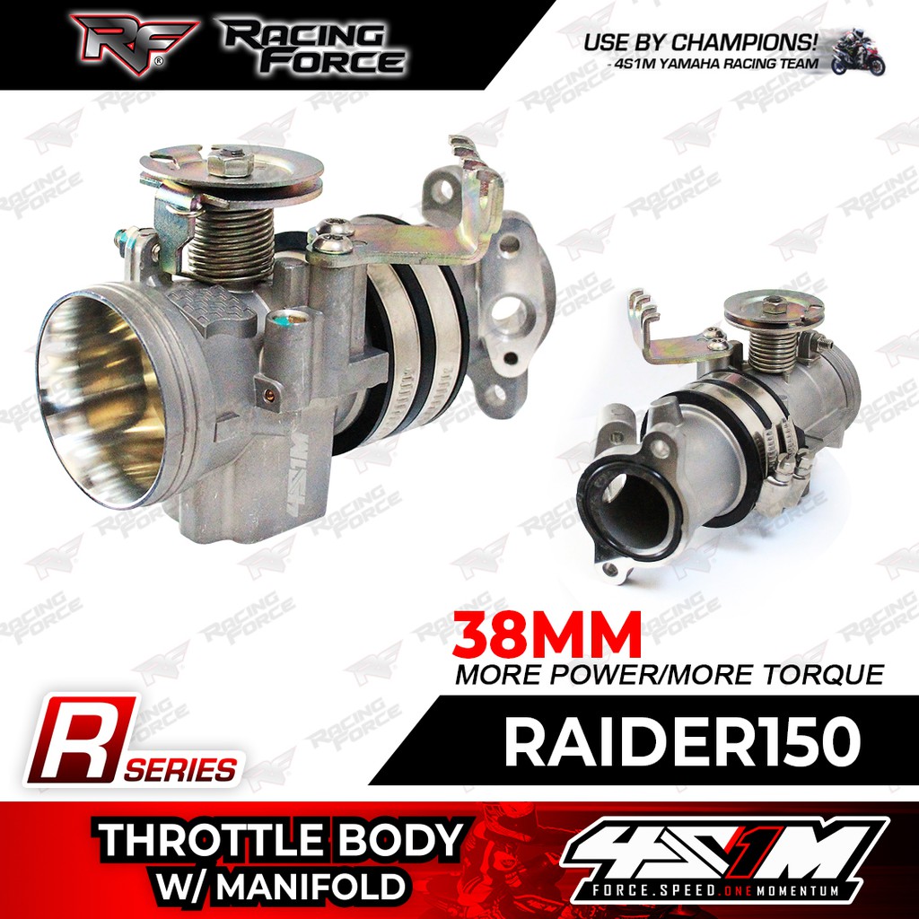 4S1M THROTTLE BODY for RAIDER 150 FI SIZES AVAILABLE (36mm/38mm/40mm ...