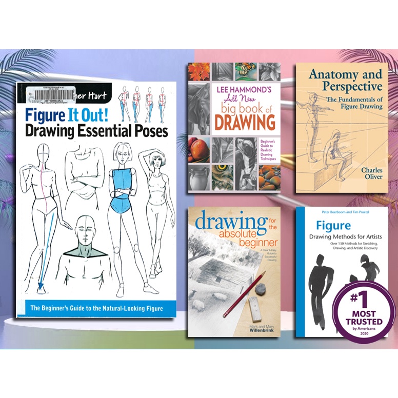 Drawing Book Collection Bookpaperback Shopee Philippines 