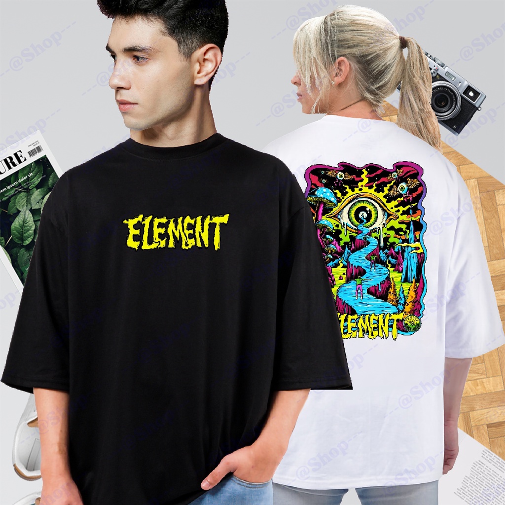 T-shirt Clothing Element Back to Back Design Cotton (4 Size S, M, L, XL ...
