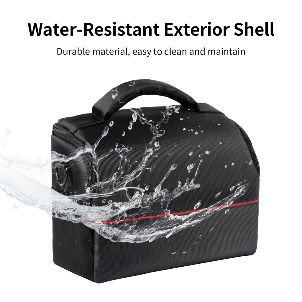 Selens Waterproof DSLR Travel Camera Bag Shoulder Lens Carry Case for ...