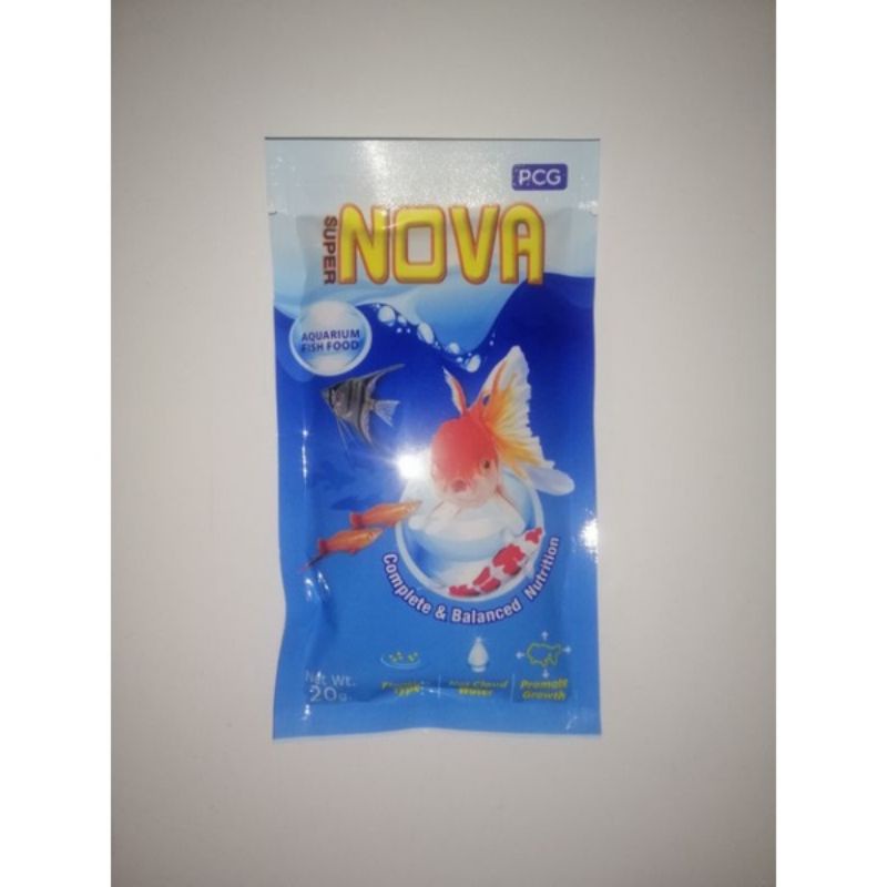 Super NOVA Fish Food 20g, 100g, 200g | Shopee Philippines