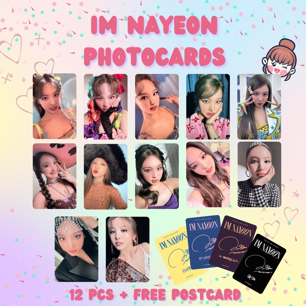TWICE IM NAYEON Photocards (Unofficial) | Shopee Philippines
