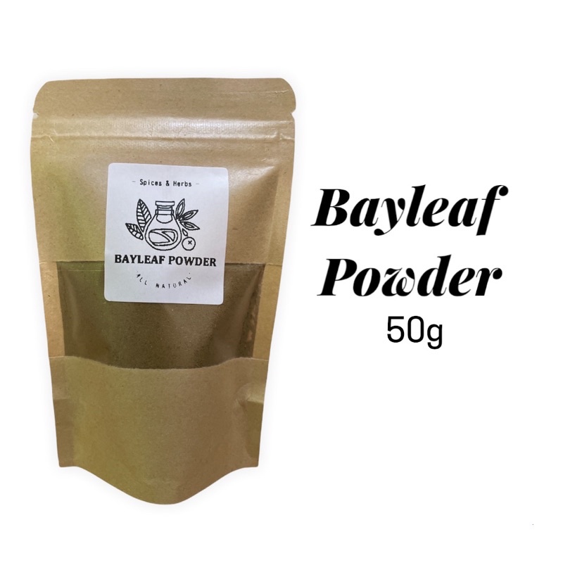 Bayleaf Powder/ Laurel in Resealable / Ziplock Pouch 50g - All Natural ...