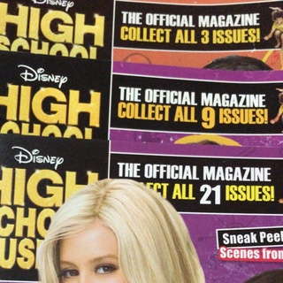 High School Musical Magazine Set (Complete Collection - Disney Summit ...