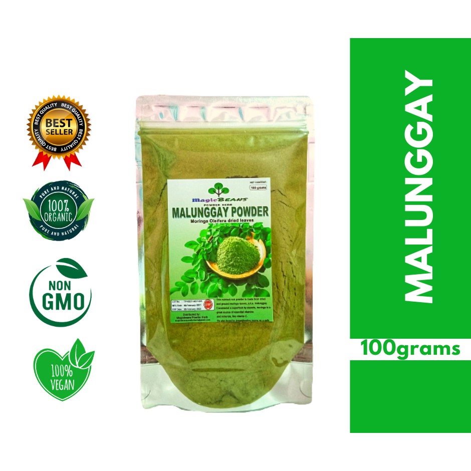 Malunggay/ Moringa Powder -The Best Quality l 100% Pure and Organic/ No ...