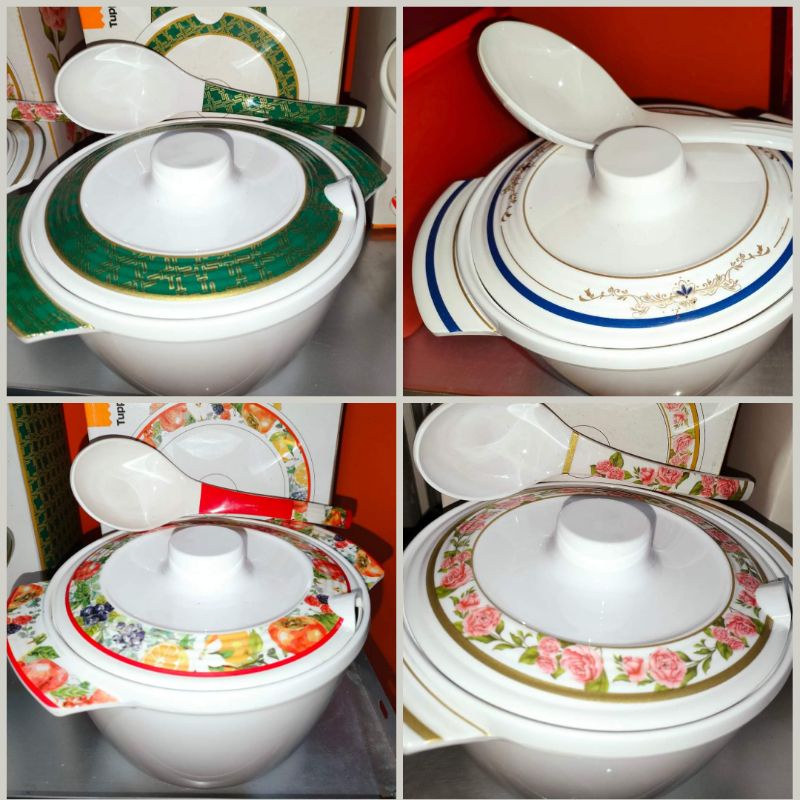 Tupperware Rice/Soup Server with Laddle Spoon | Shopee Philippines