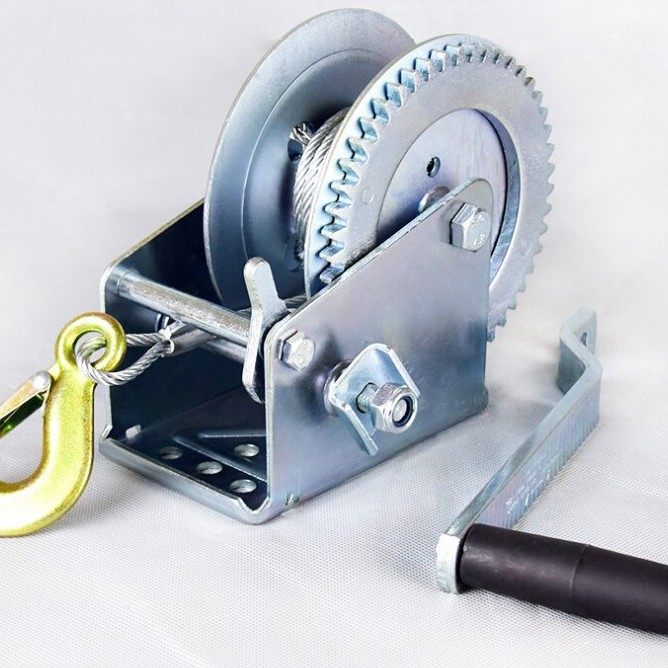 COD Manual winch hand winch mechanical winch cable type 1.5 tons with ...