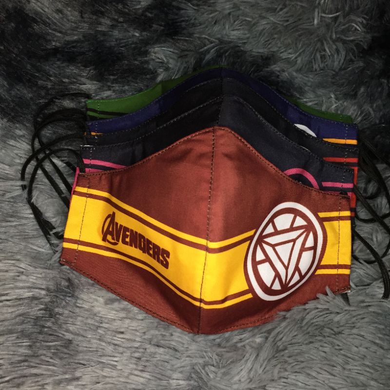 AVENGERS Face Masks (3-Ply) adjustable earloop | Shopee Philippines