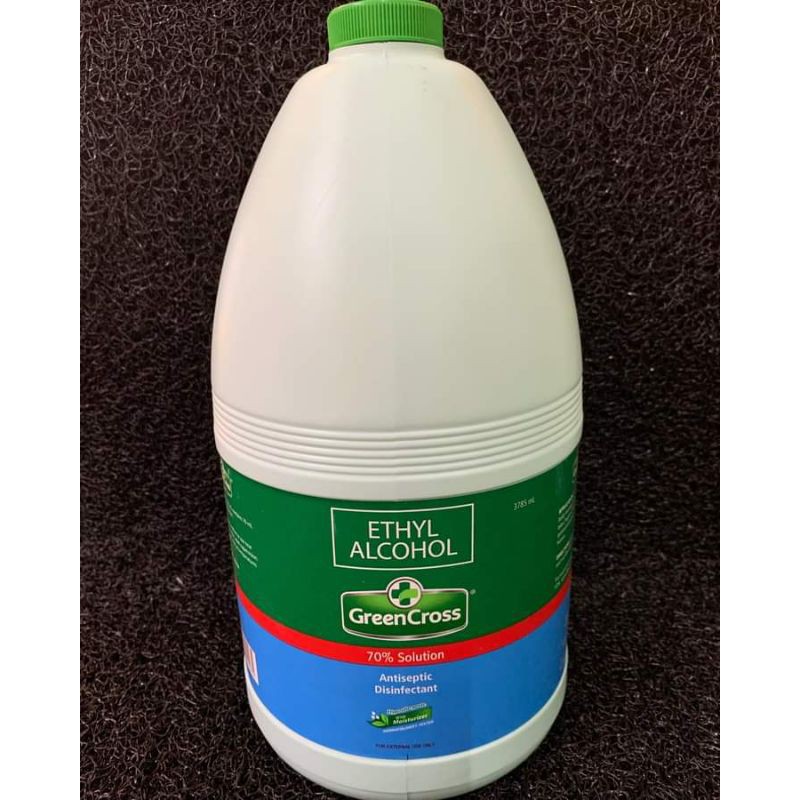 GREEN CROSS ETHYL ALCOHOL 1 GALLON 3500 ML | Shopee Philippines