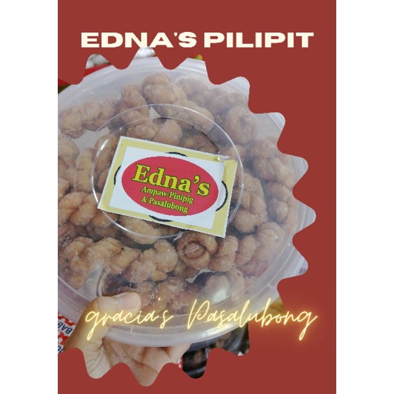 Edna's Pilipit/Mamon tostado/egg Cracklets Special- in a big Tub ...