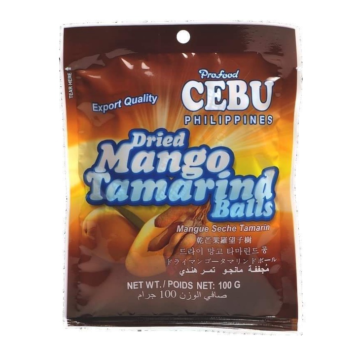 CEBU DRIED MANGO TAMARIND BALLS 100G | Shopee Philippines