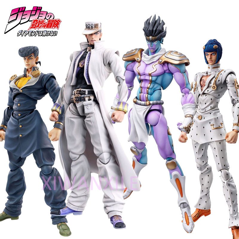 17cm JoJo Bizarre Adventure Anime Figure #27 Jotaro Kujo Action Figure ...