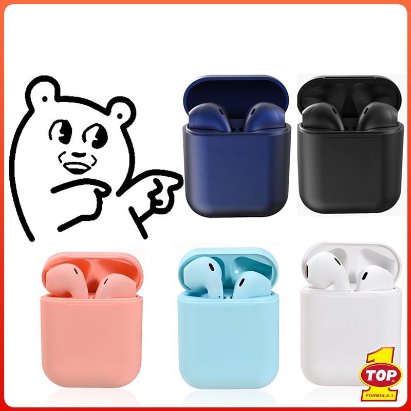 9 Color TWS i12 Wireless Earphone Bluetooth Earphones Inpods Headset ...