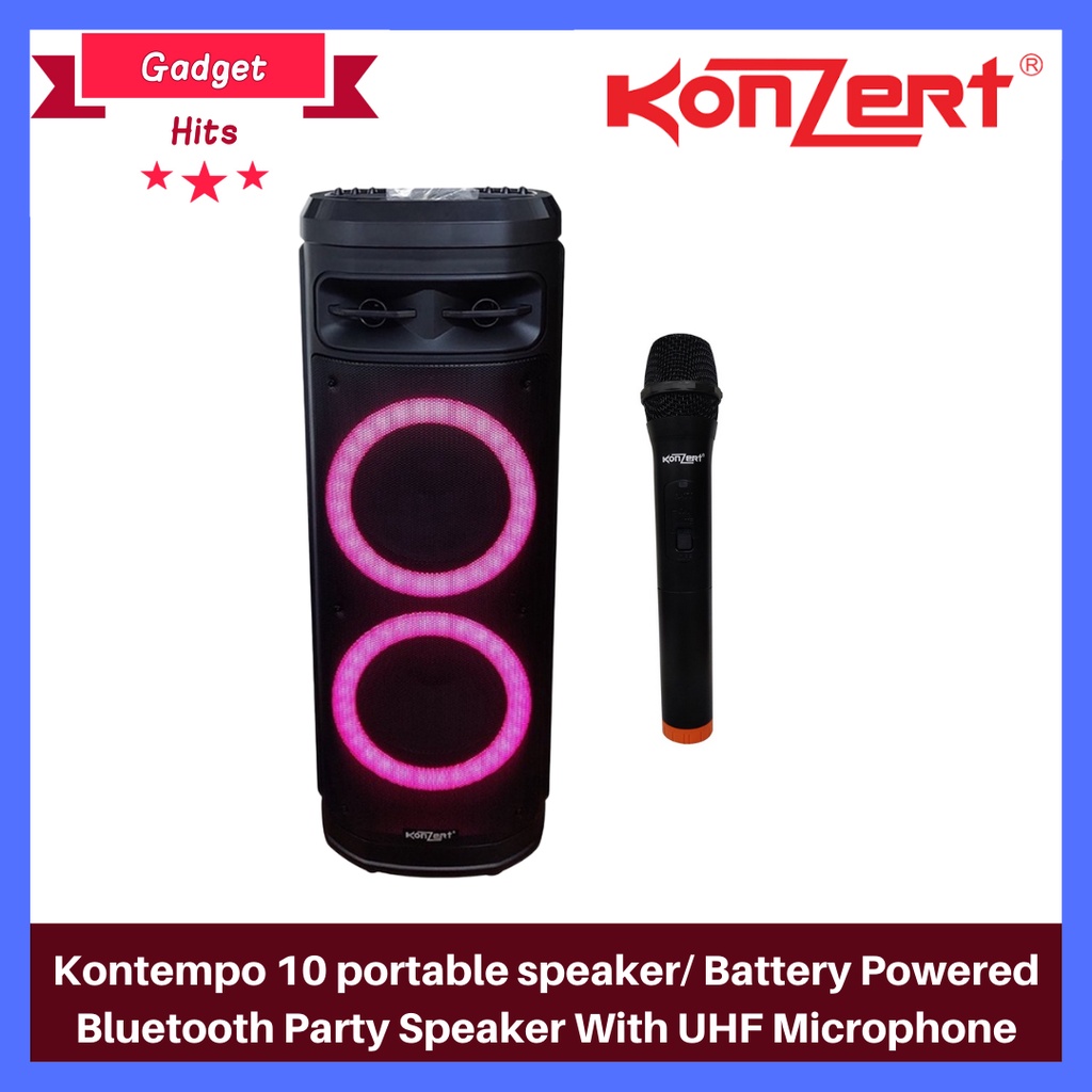 Konzert KONTEMPO 10 PORTABLE PARTY SPEAKER | Shopee Philippines Konzert KONTEMPO 10 PORTABLE PARTY SPEAKER | Shopee Philippines