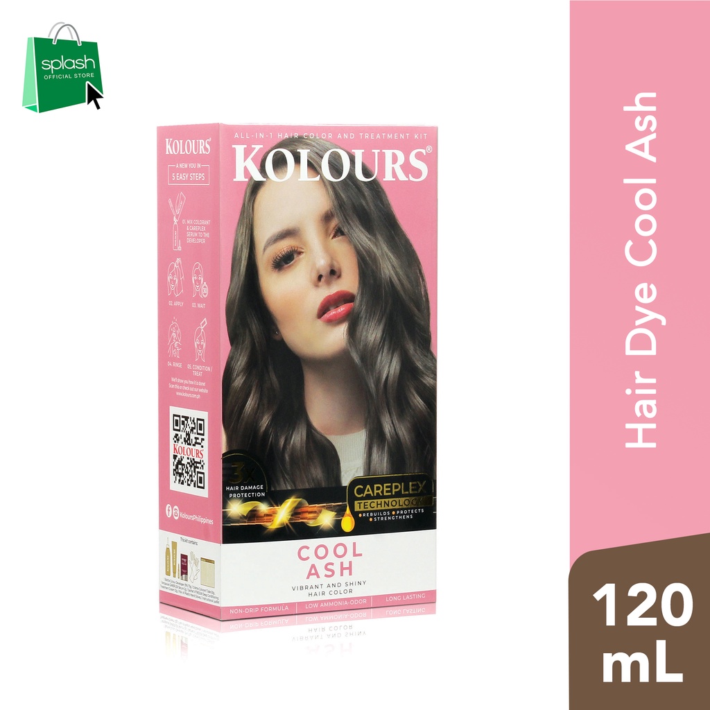 Kolours Hair Dye Cool Ash with CAREPLEX Technology | Shopee Philippines