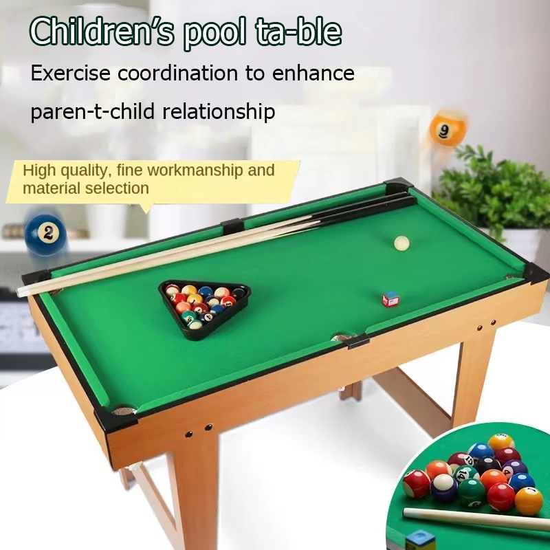 Billiards Kids 6 Boys Pool Table Home Mini Football Table Toy Tabletop ...