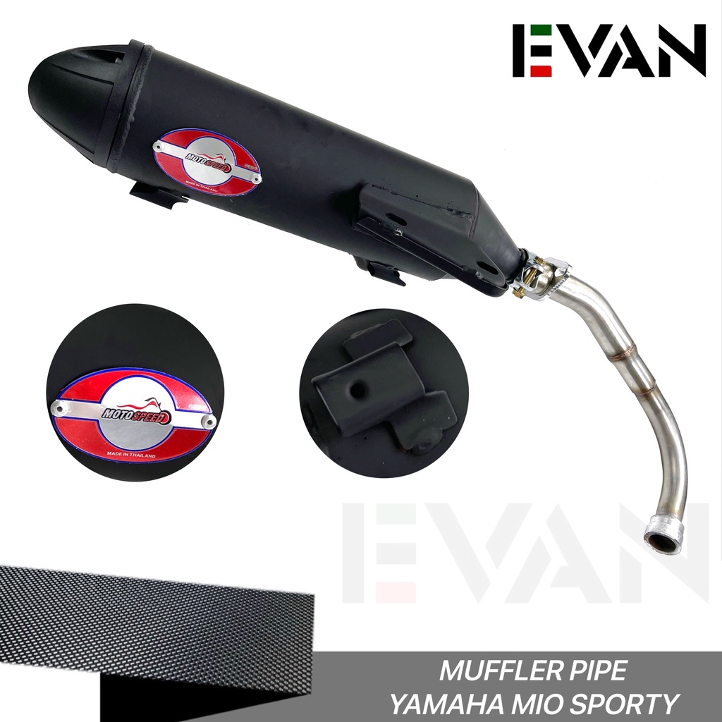 Yamaha MIO Sporty V4 Muffler Pipe Made in Thailand mio sporty | Shopee ...