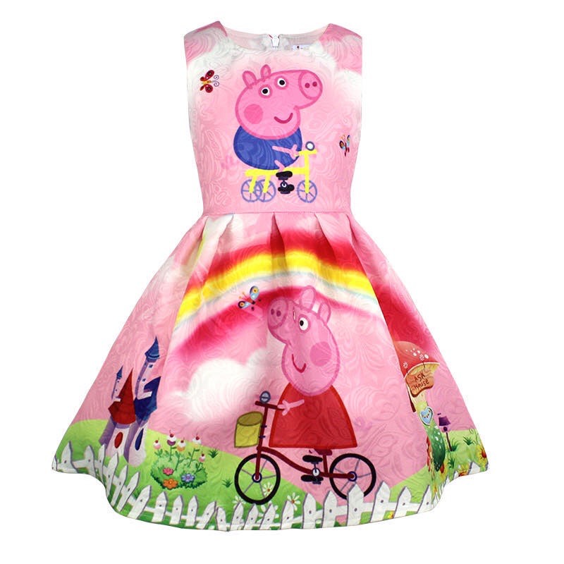 Peppa pig dress for kids 2-8yrs(is available ,nice style nice quality ...