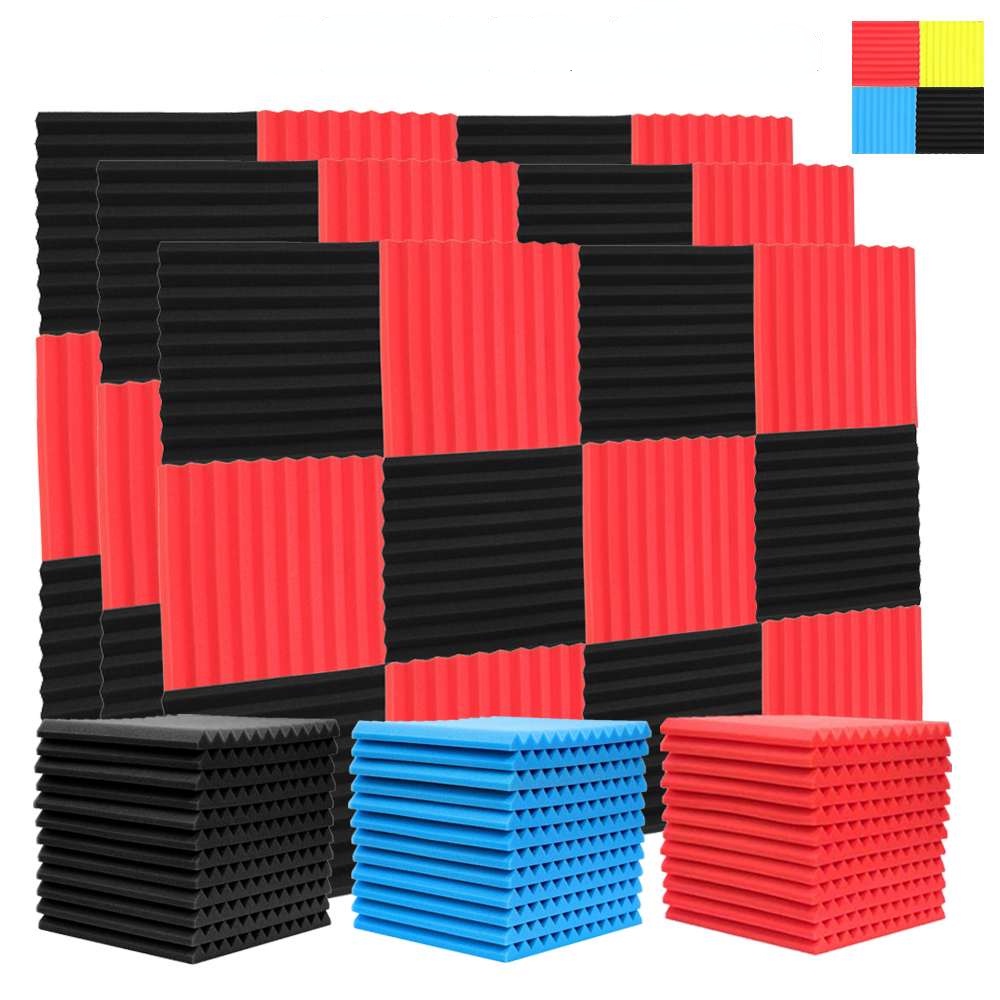 Acoustic Foam 12pcs Studio Acoustic Foam Panels Soundproof Sponge ...